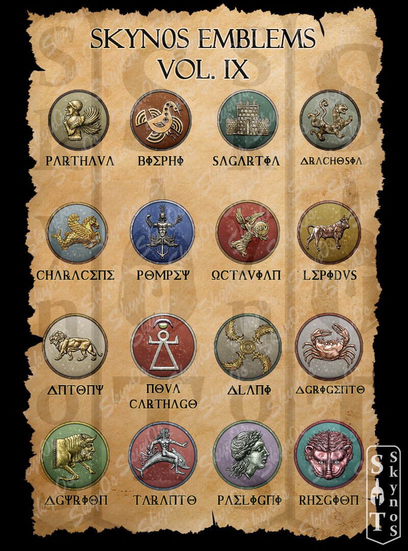 PERSIA - Ancient Faction Emblem & Symbol - Digital Printable Logo - Etsy