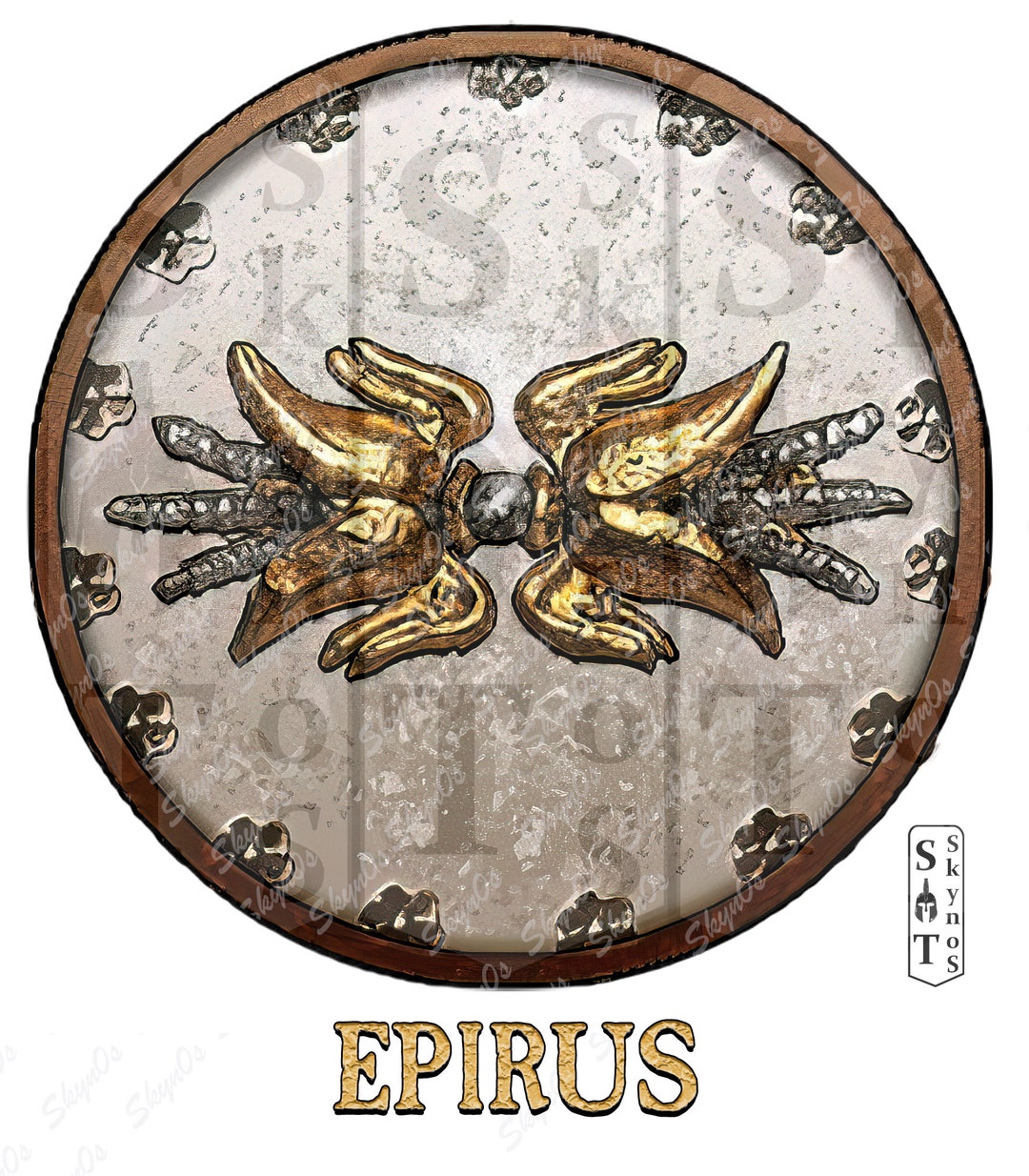 EPIRUS - Ancient Faction Emblem & Symbol - Digital Printable Logo - Etsy