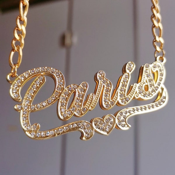 Nameplate Necklace - Etsy