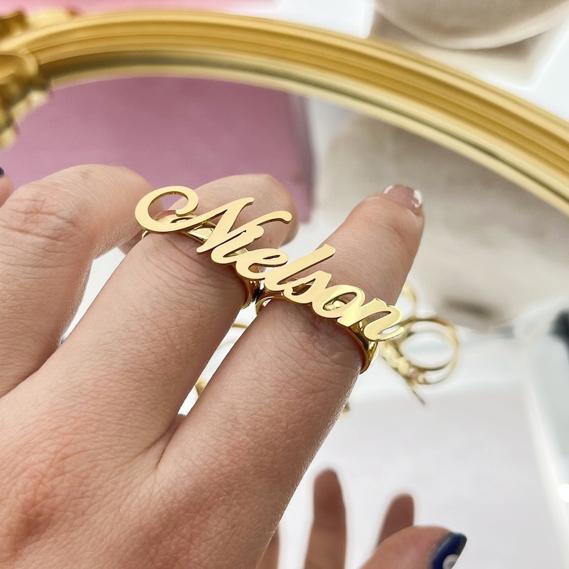 Double Finger Ring Steel - Etsy