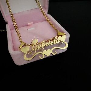 Custom Name Necklace, Personalized Name Necklace, Custom Nameplate ...