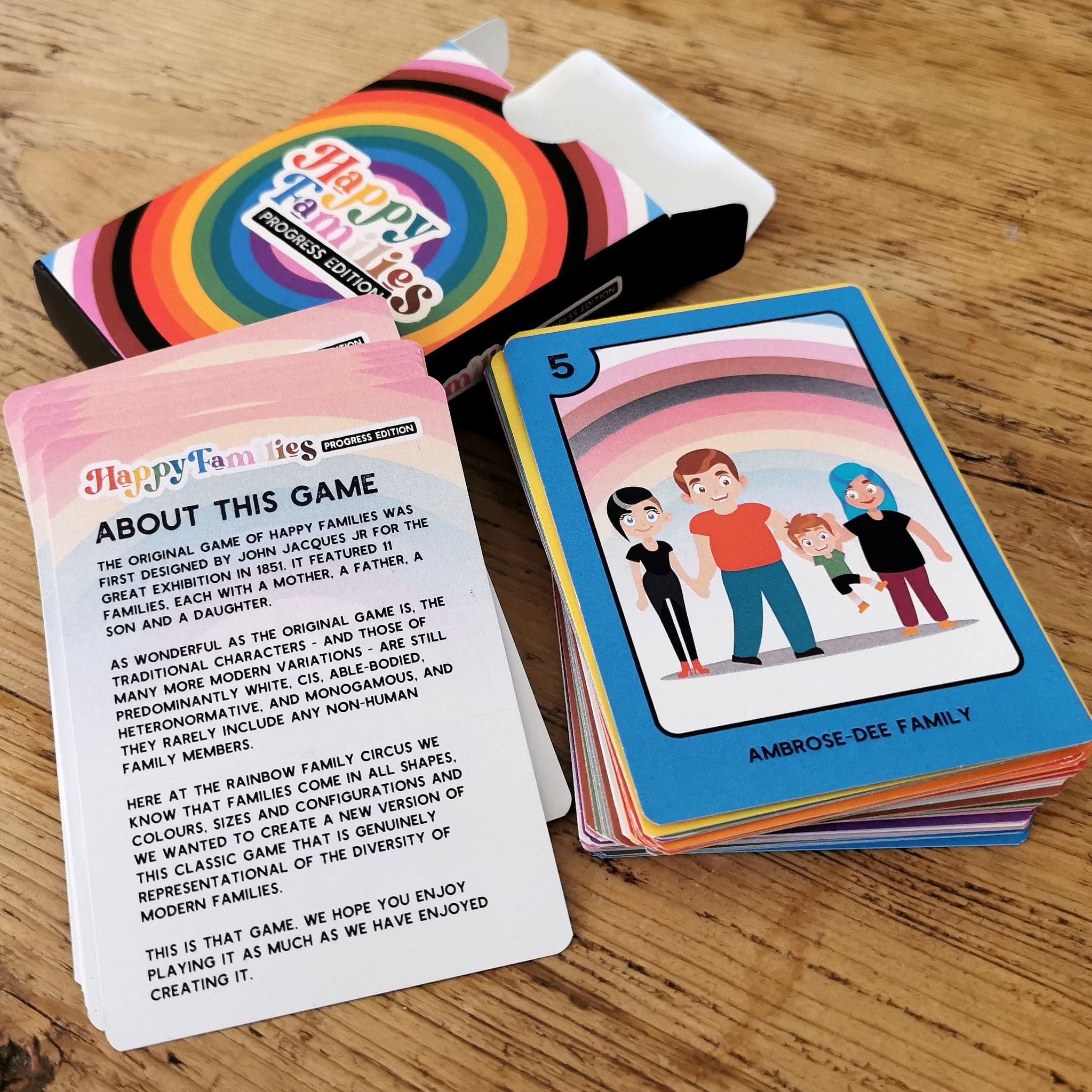 Happy Families Progress Edition Card Game Includes POC - Etsy