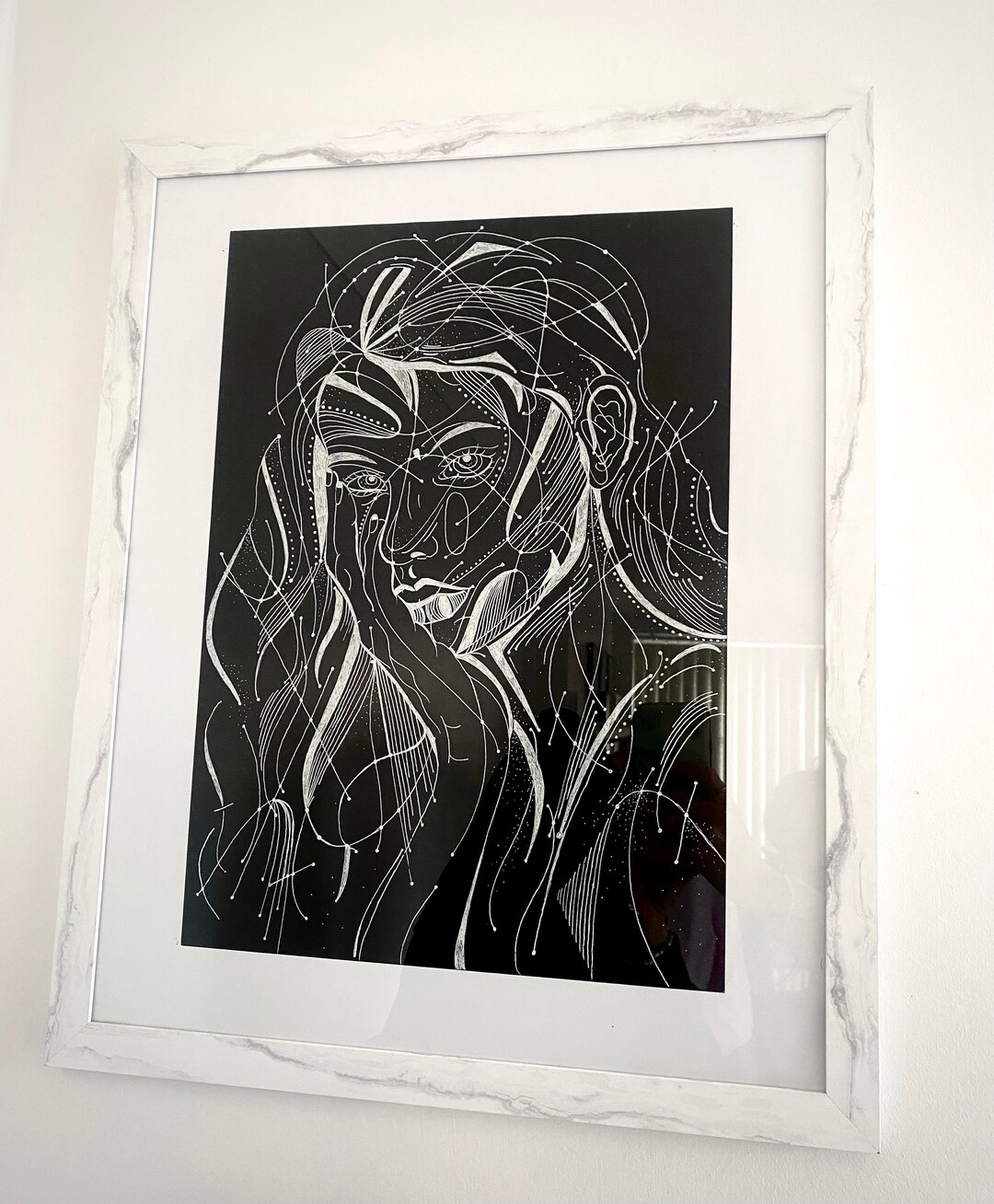 Geometric Linear Portraits - Etsy