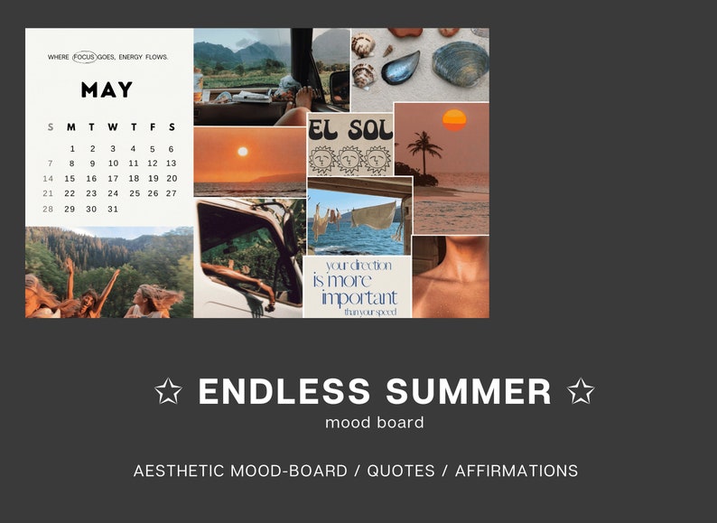 2023 Monthly Calendar Screensaver for Desktop | Summer Desktop ...