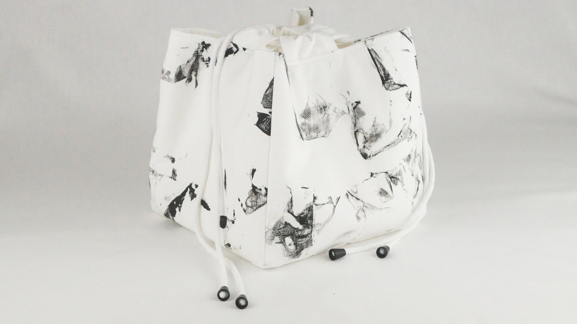 Komebukuro M | handbedruckt - Japanischer Reisbeutel, Utensilo, Projekttasche ...