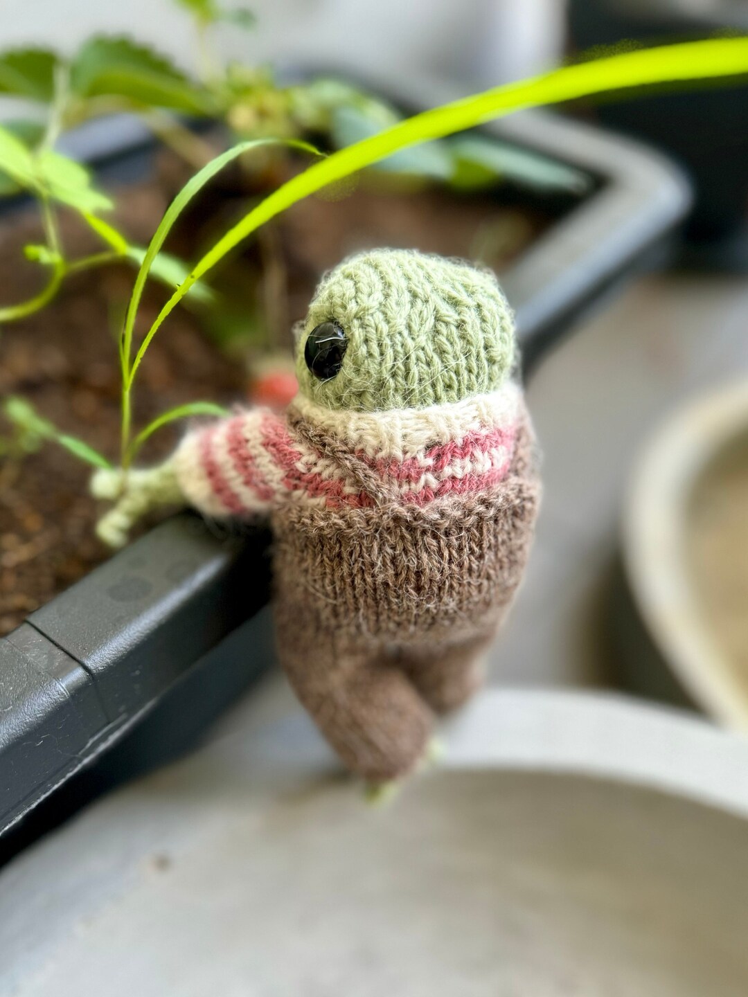 DIGITAL KNITTING PATTERN Size Inclusive Frog Farmers Overalls for ...