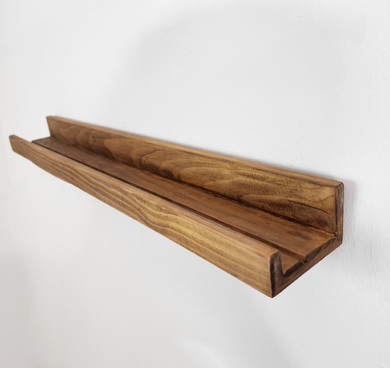 Floating Picture Ledge Shelf Wooden Rustic Wall Gallery - Etsy