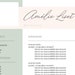 CV Template Pastel / Résume Template Pastel Colors - Etsy