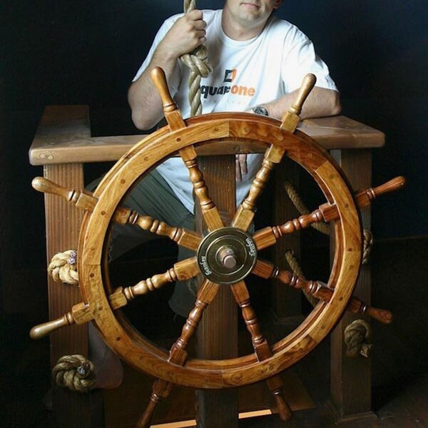 Wooden Captain Wheel - Etsy