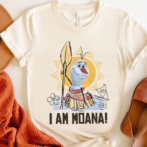 Funny Disney Olaf Presents Moana Costume Sketch Shirt WDW - Etsy