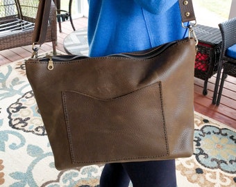 Rustic Leather Purse - Etsy