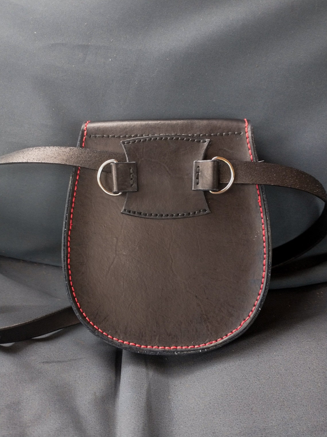 Sporran Leather Pattern for Kilt W/ Belt Loop, D-rings - Etsy