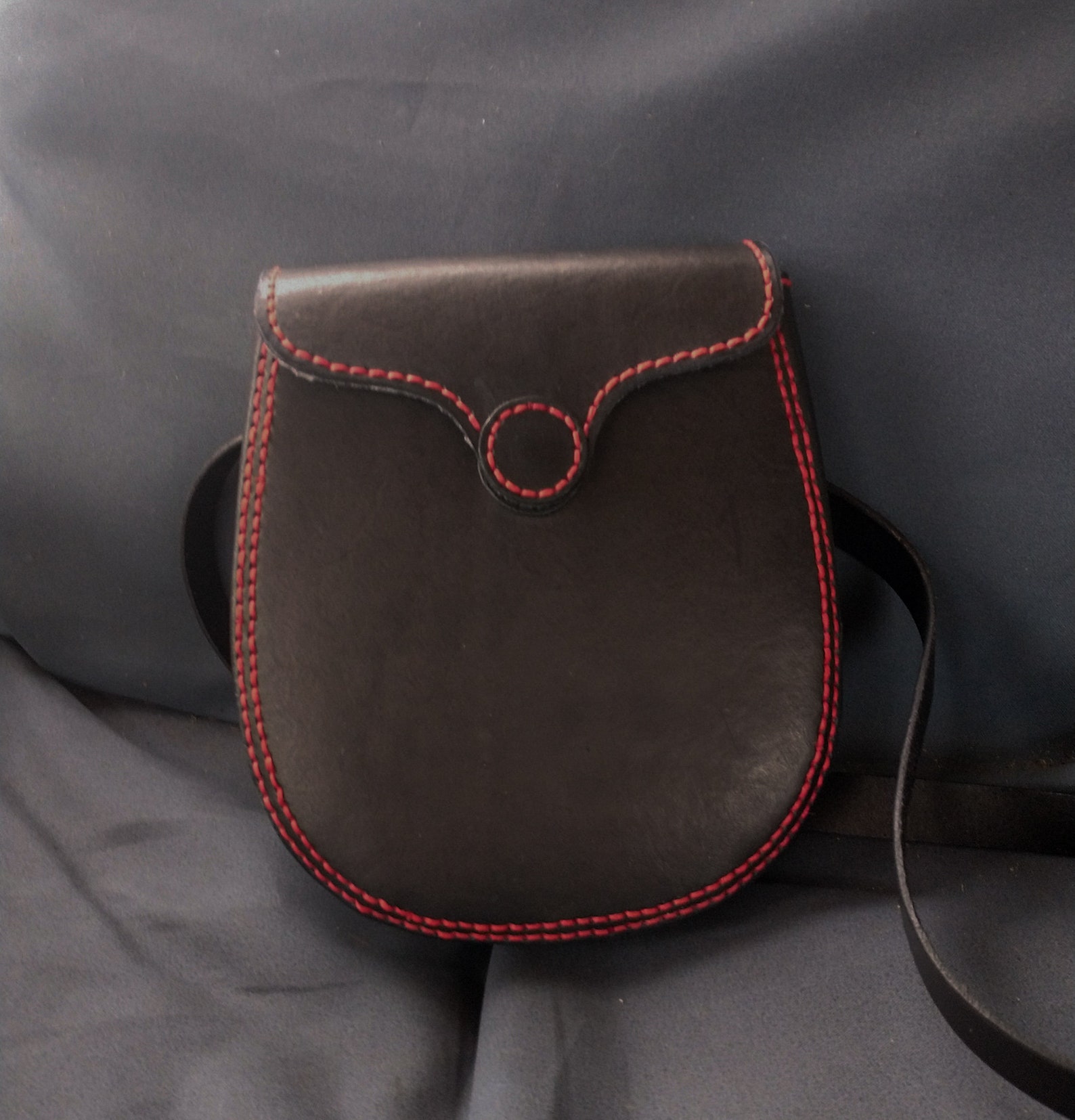 Sporran Leather Pattern for Kilt W/ Belt Loop, D-rings - Etsy