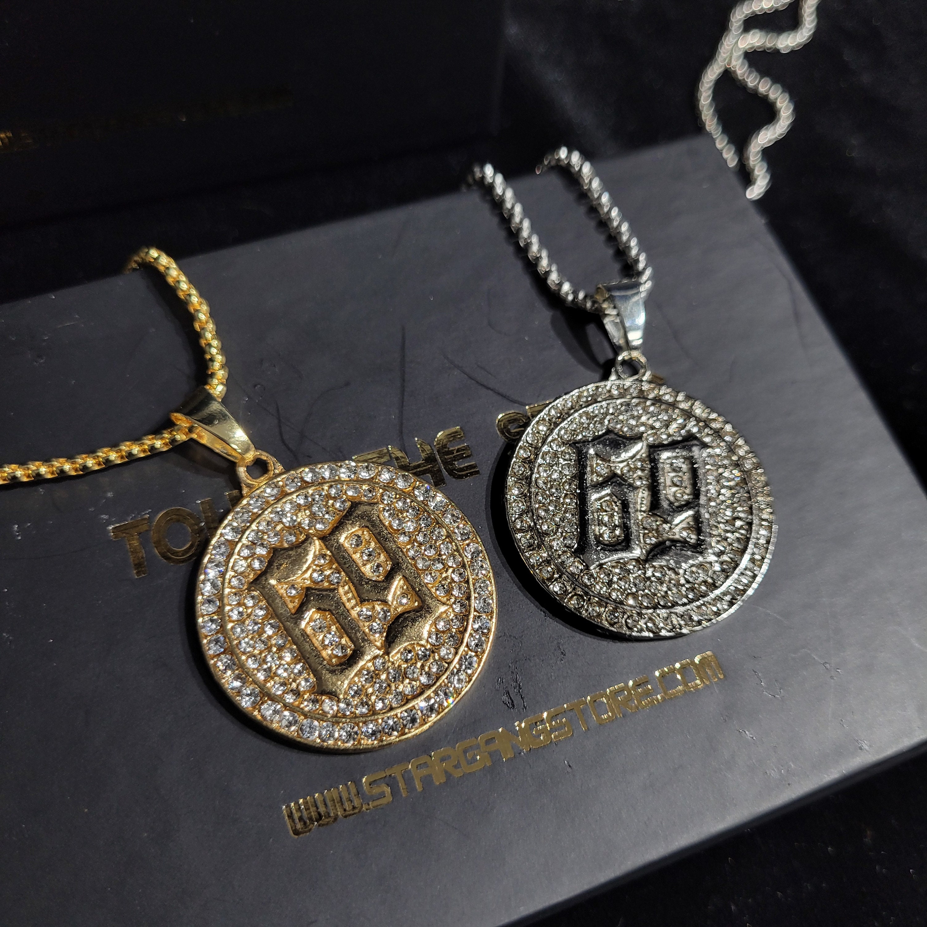 Iced Out Cubic Zirconia Stones Bling Hiphop 6ix9ine 69 Pendant Necklace ...