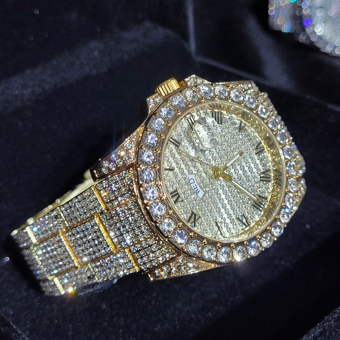 VVS Simulated Iced Out Shine CZ Quality Luxury Diamond Hiphop - Etsy Canada