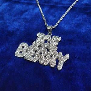 Iced Out Ice Berry Pendant Necklace: Cubic Zirconia Hiphop Style - Etsy