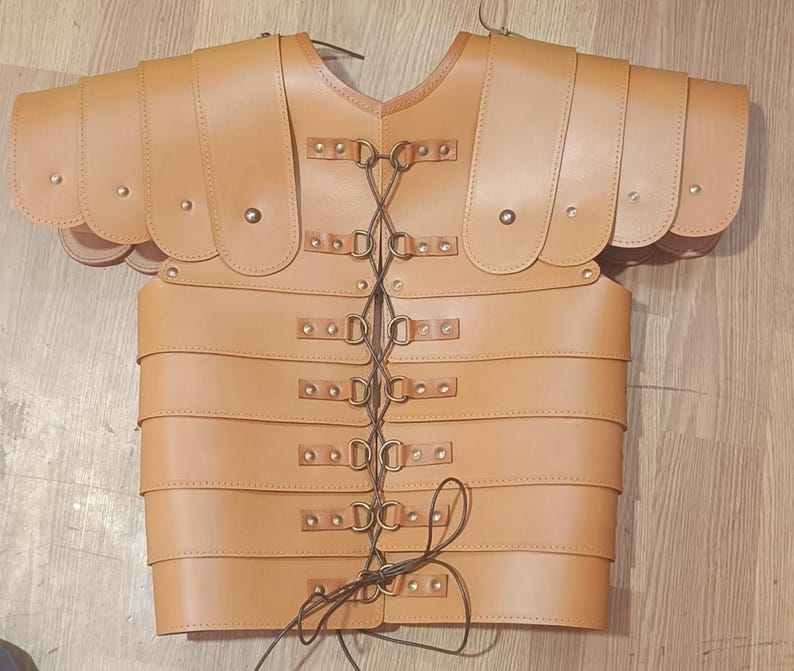 Leather Lorica Segmentata, Armour Eagle Leather - Etsy