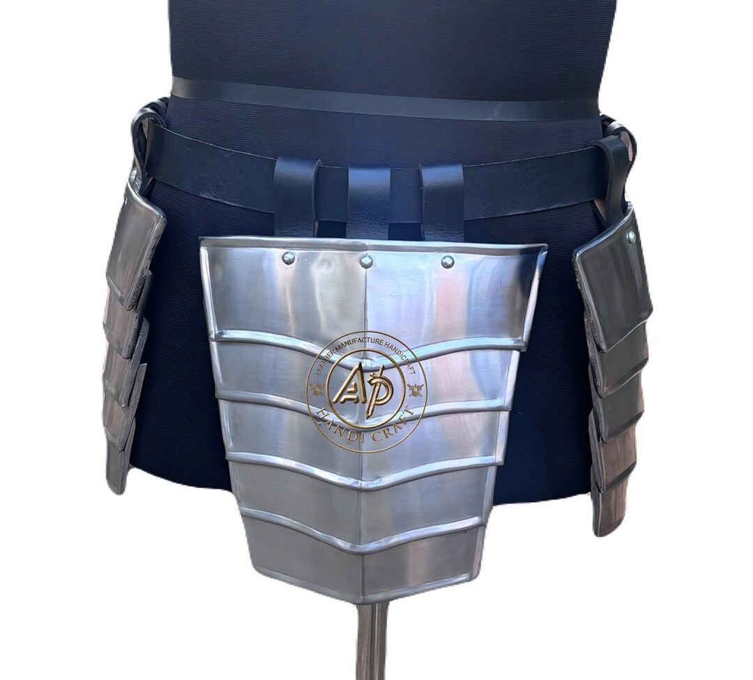 HANDMADE Medieval Gothic Steel Tasset Belt Upper Thigh Armor ...