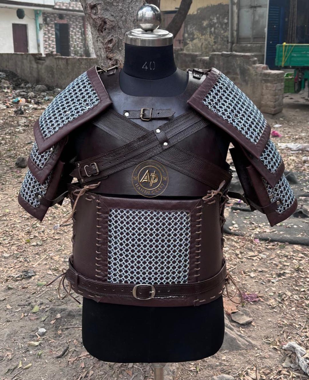 The Witcher Giralt of Ravia Costume Leather Chainmail Armor Belt - Etsy