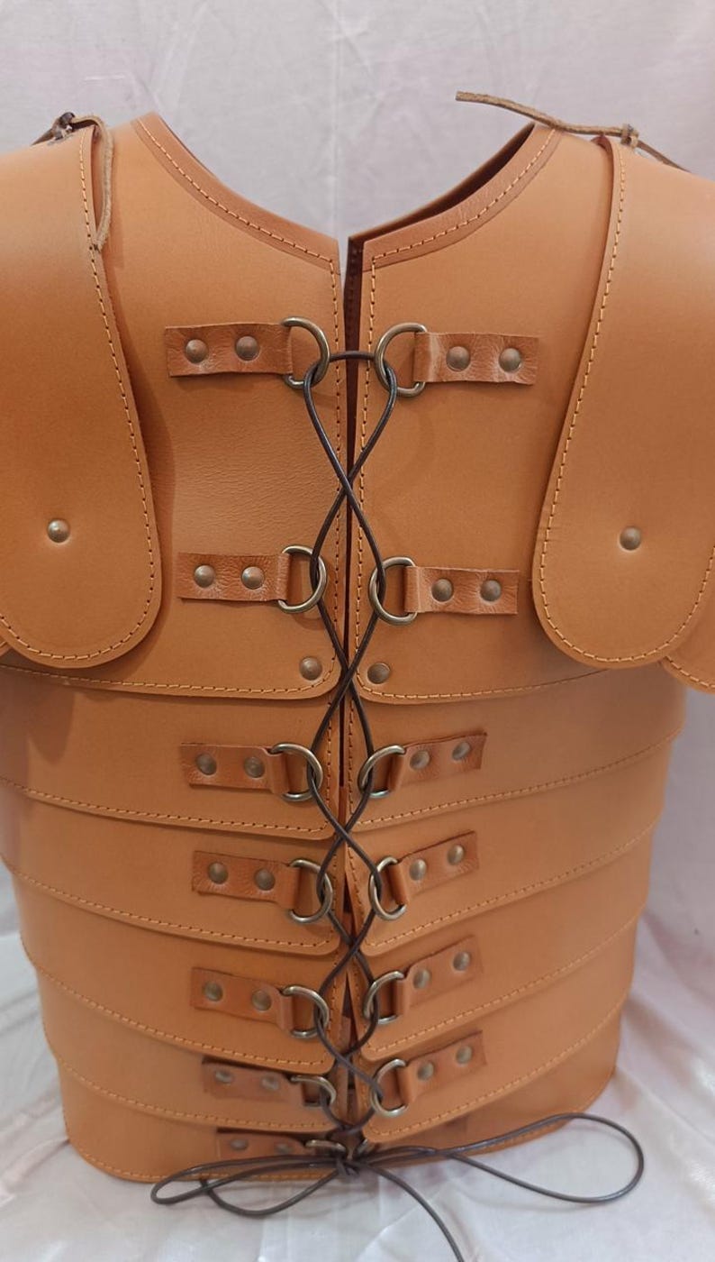 Leather Lorica Segmentata, Armour Eagle Leather - Etsy