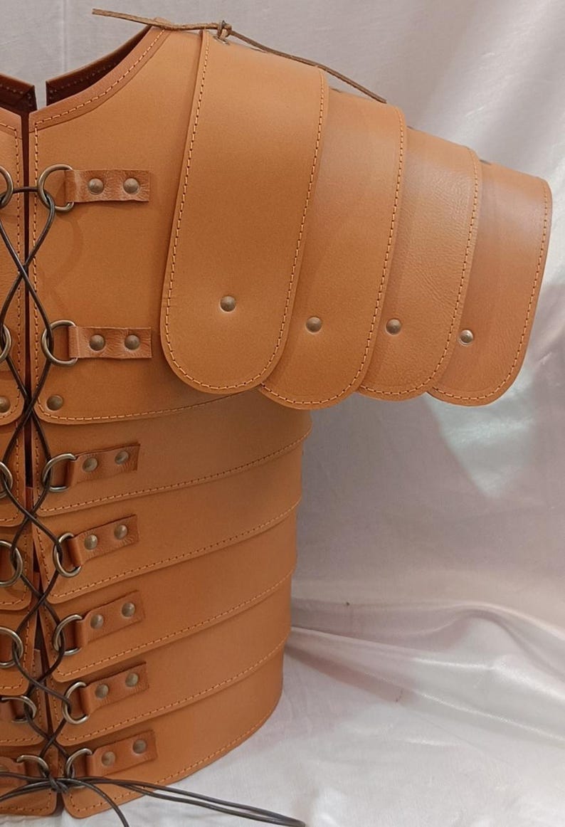 Leather Lorica Segmentata, Armour Eagle Leather - Etsy