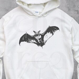 Y2k Bat Vintage 90s Graphic Hoodie, Retro Gothic Bat Hoodie, Retro ...