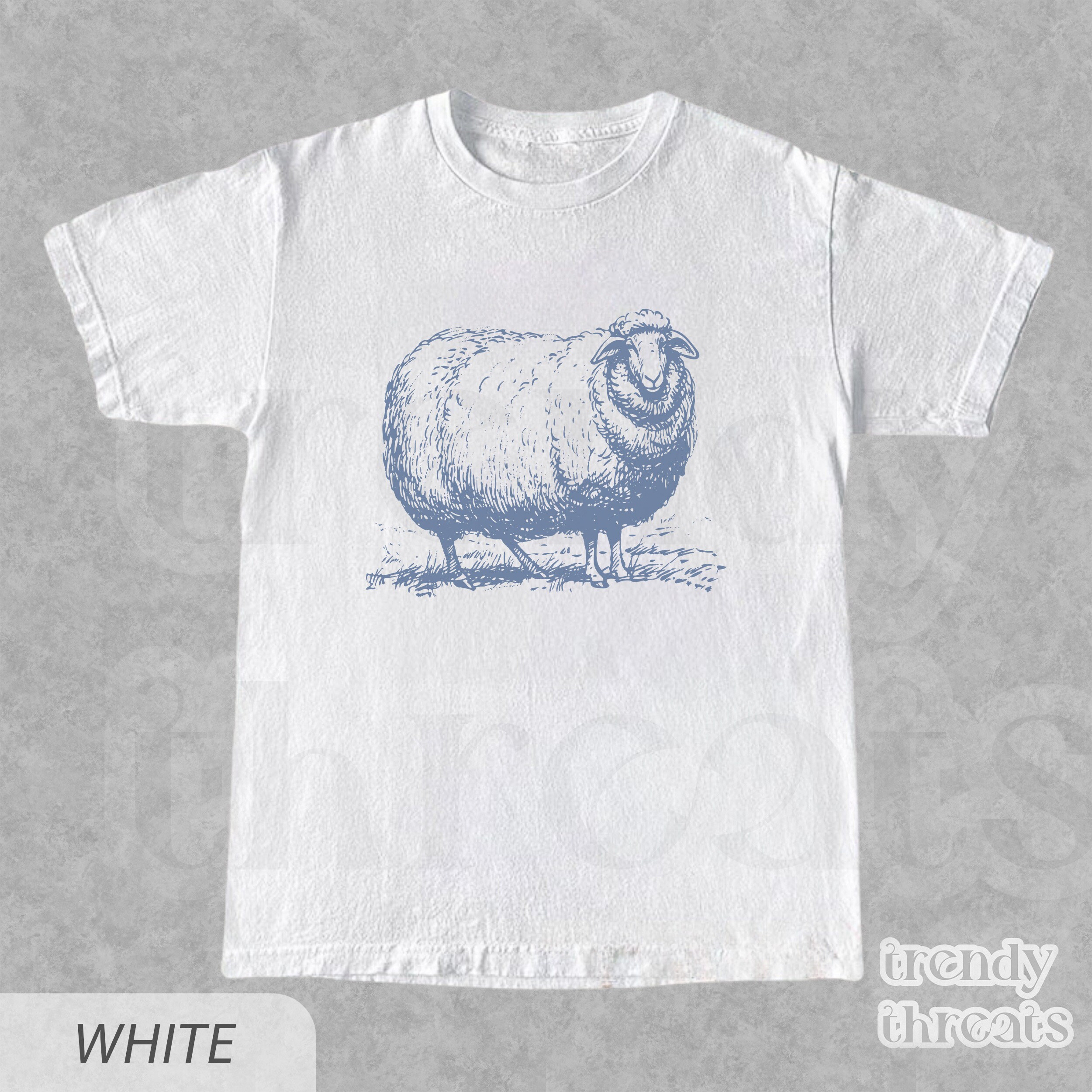 Fat Sheep T-shirt, Retro Unisex Tee, Funny Sheep Shirt, Meme Shirt ...