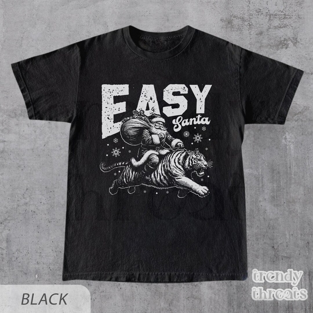Easy Santa Christmas Shirt, Santa Claus Shirt, Funny Santa Christmas ...