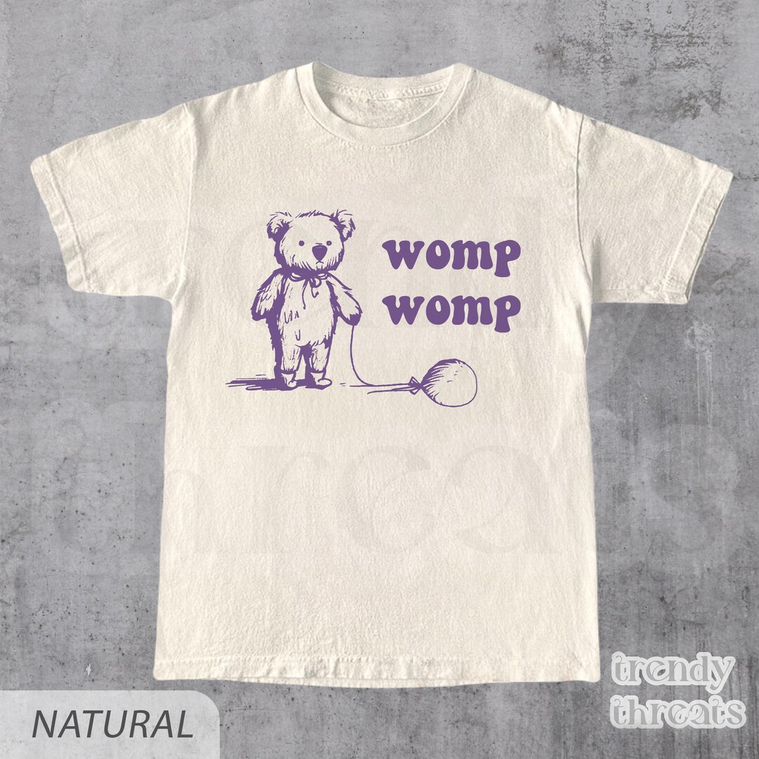 Womp Womp T-shirt | Vintage 2000s Look | retro Funny Graphic Tee | oversized Shirt | bear - Etsy