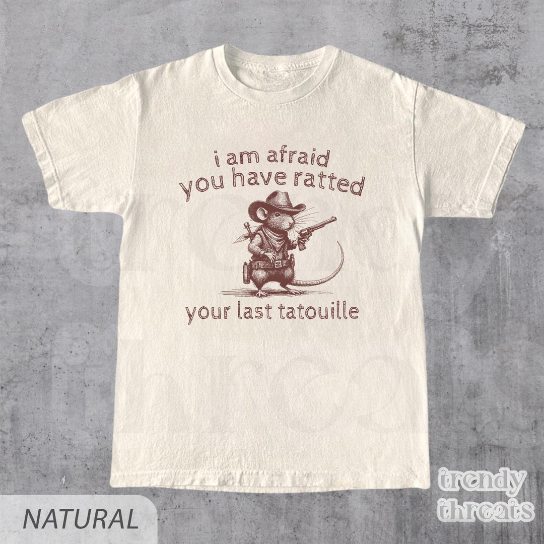 Cowboy You've Ratted Your Last Tatouille Vintage T-shirt, Retro 90s ...