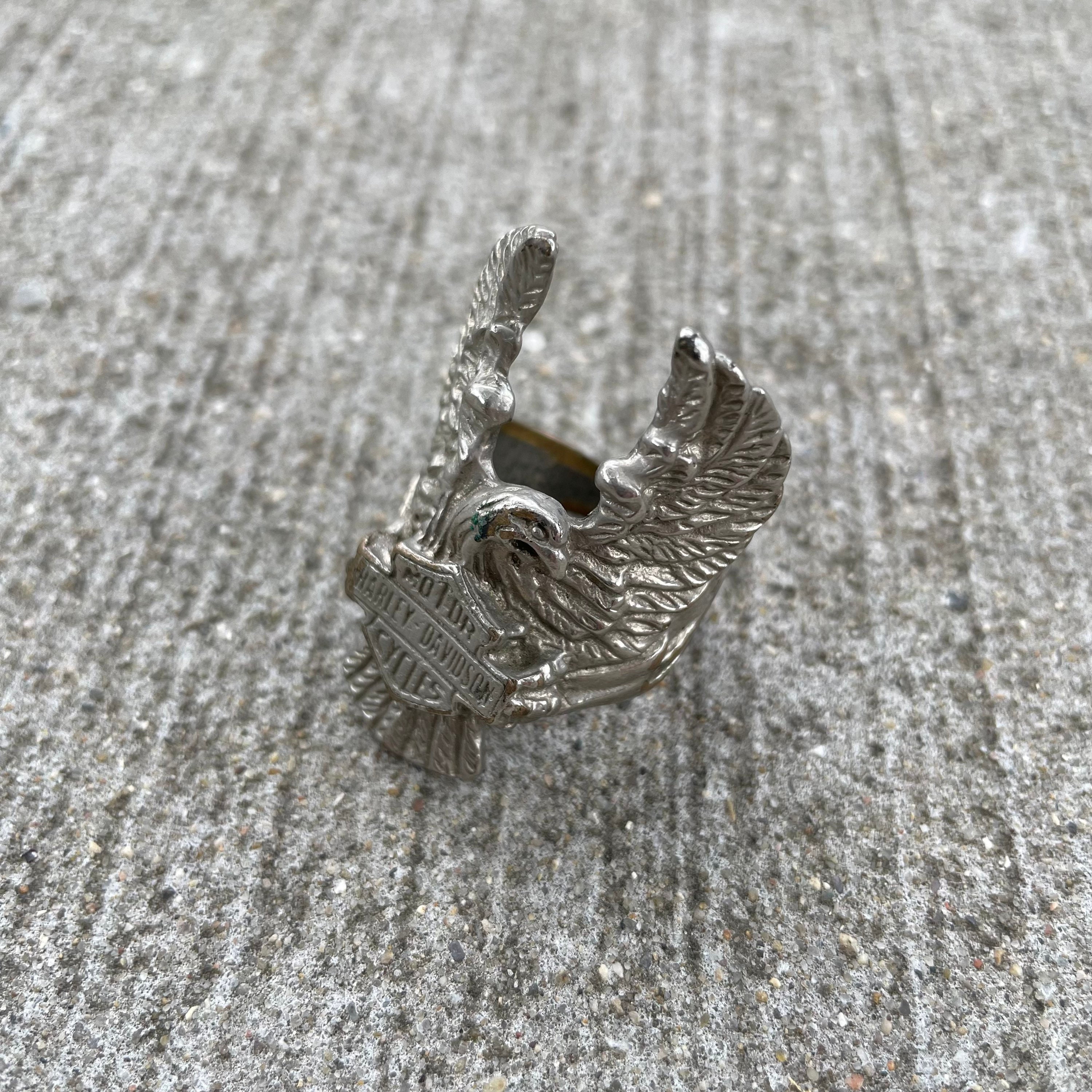 Vintage Harley Davidson Ring - Etsy