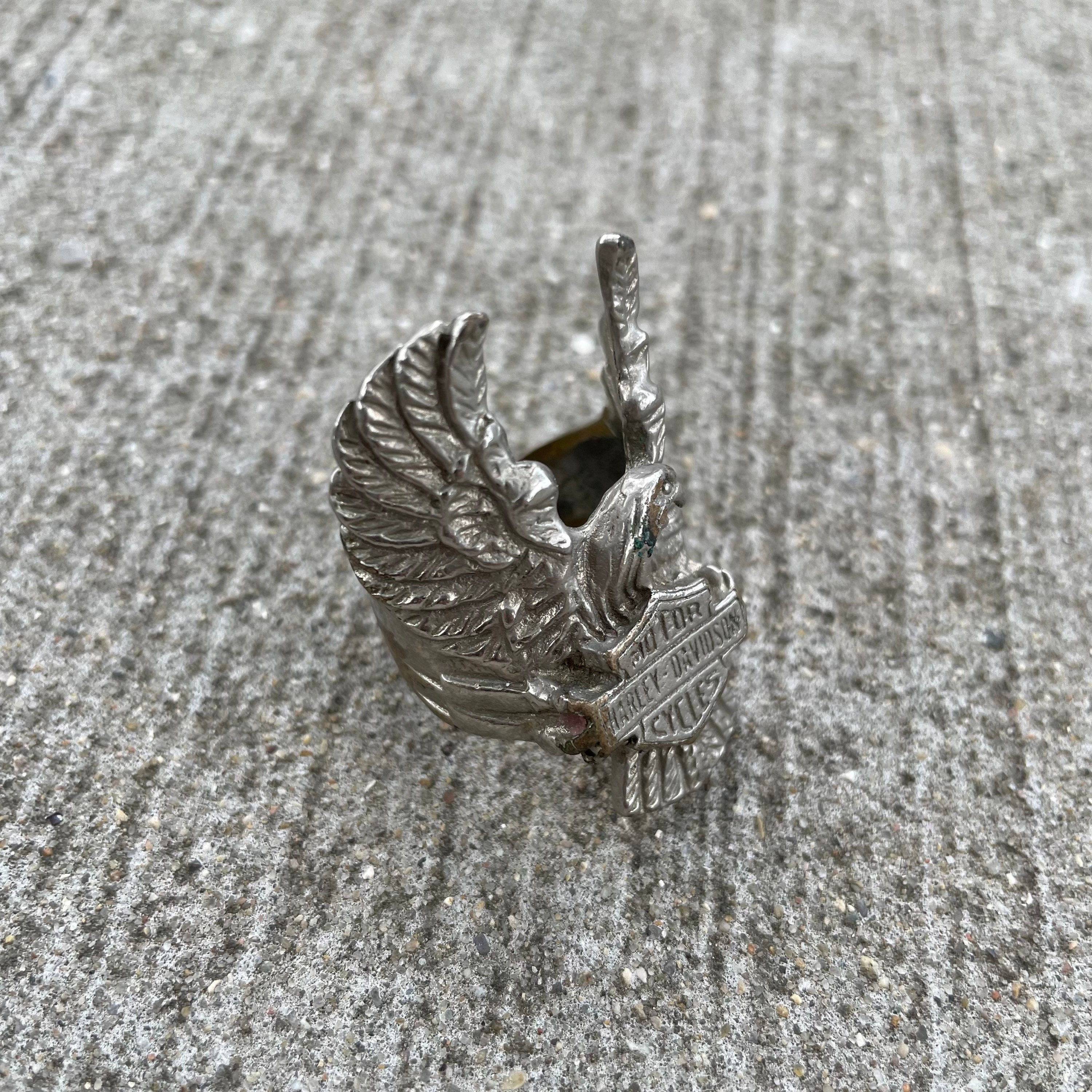 Vintage Harley Davidson Ring - Etsy