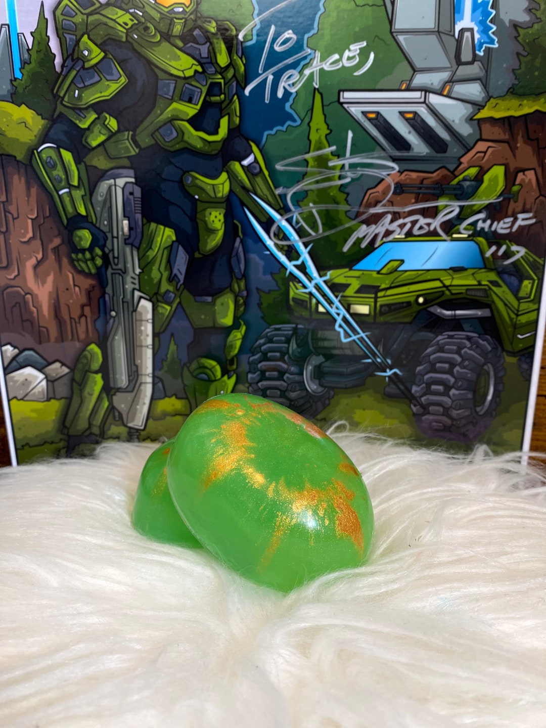 John-117 {halo, Master Chief} -soap Bar (gunpowder, Pine, Teakwood) - Etsy