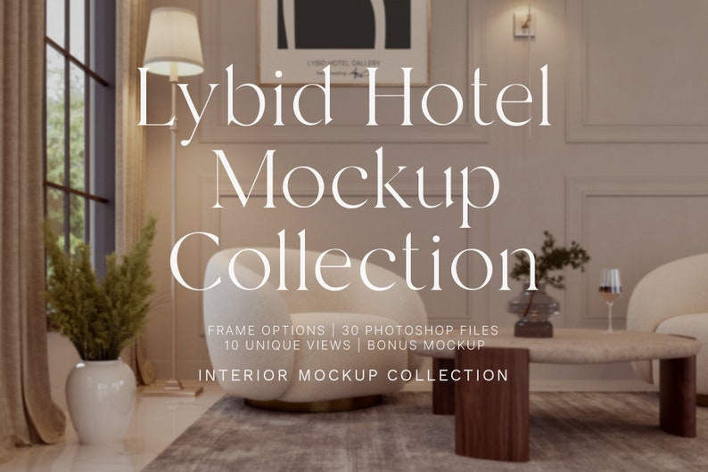 Hotel Frame Mockup Set, Premium Poster Display, Metal Frame, Wall Art ...