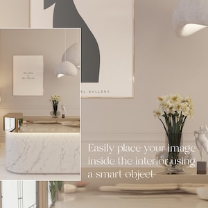 Hotel Frame Mockup Set, Premium Poster Display, Metal Frame, Wall Art ...