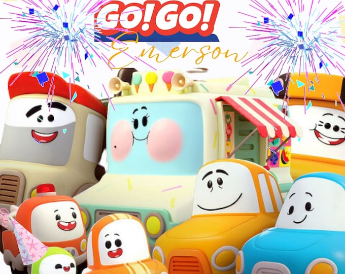 Go Go Cory Carson Birthday Invitation Customizable Kids Birthday Party ...