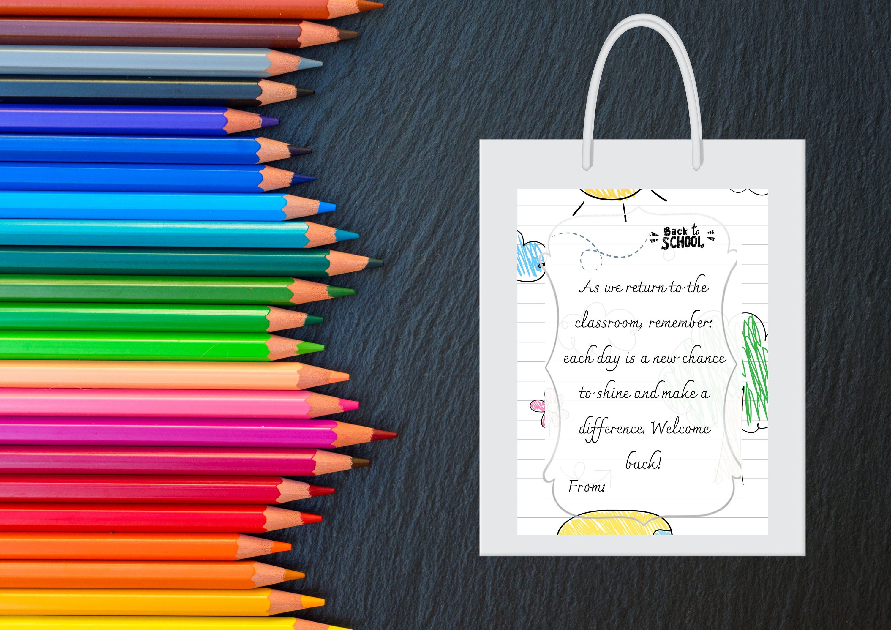 Printable Back to School Teacher Appreciation Gift Idea for Student ...