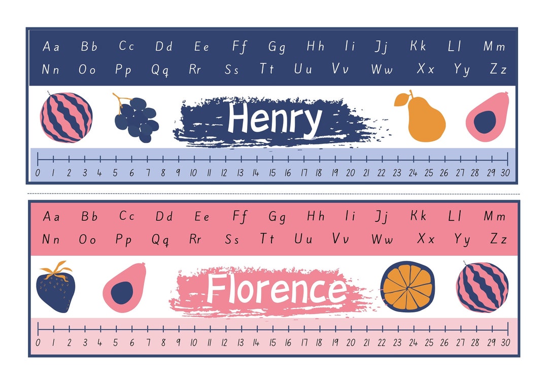 Editable Digital Student Desk Plates, Student Name Cards, Student Desk ...