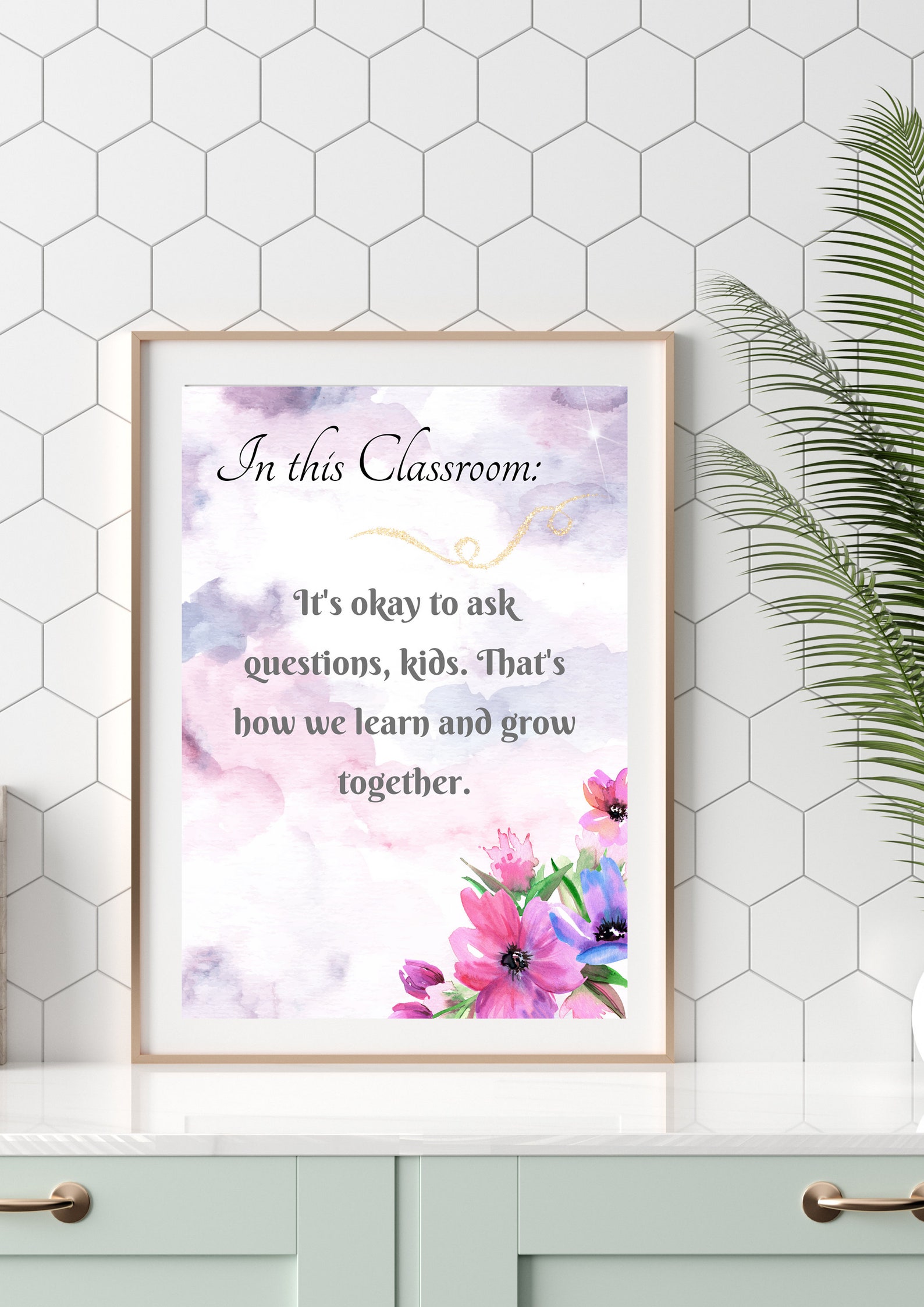In This Classroom 4 Poster, Teacher Back to School , First Day of ...