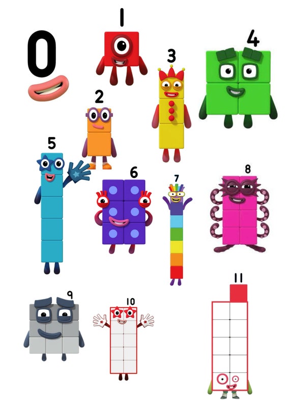 New Numberblocks 100 20 30 40 50 60 70 80 90 10 List Of Numberblocks