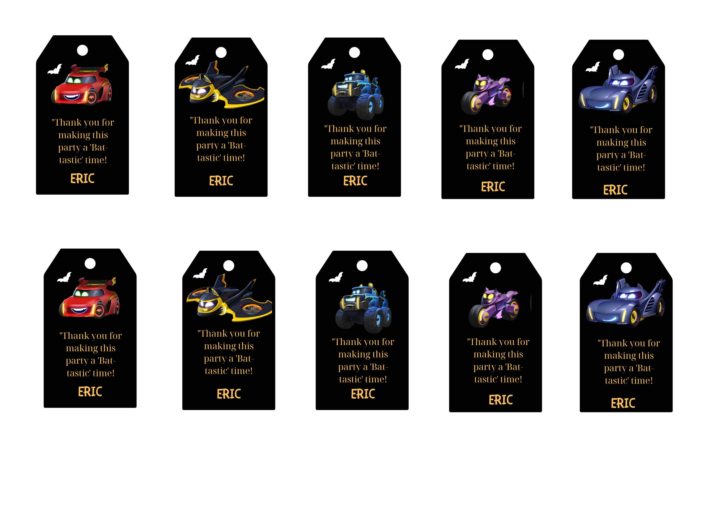 Batwheels, Printable Birthday Invitation, Digital Birthday Invitation ...