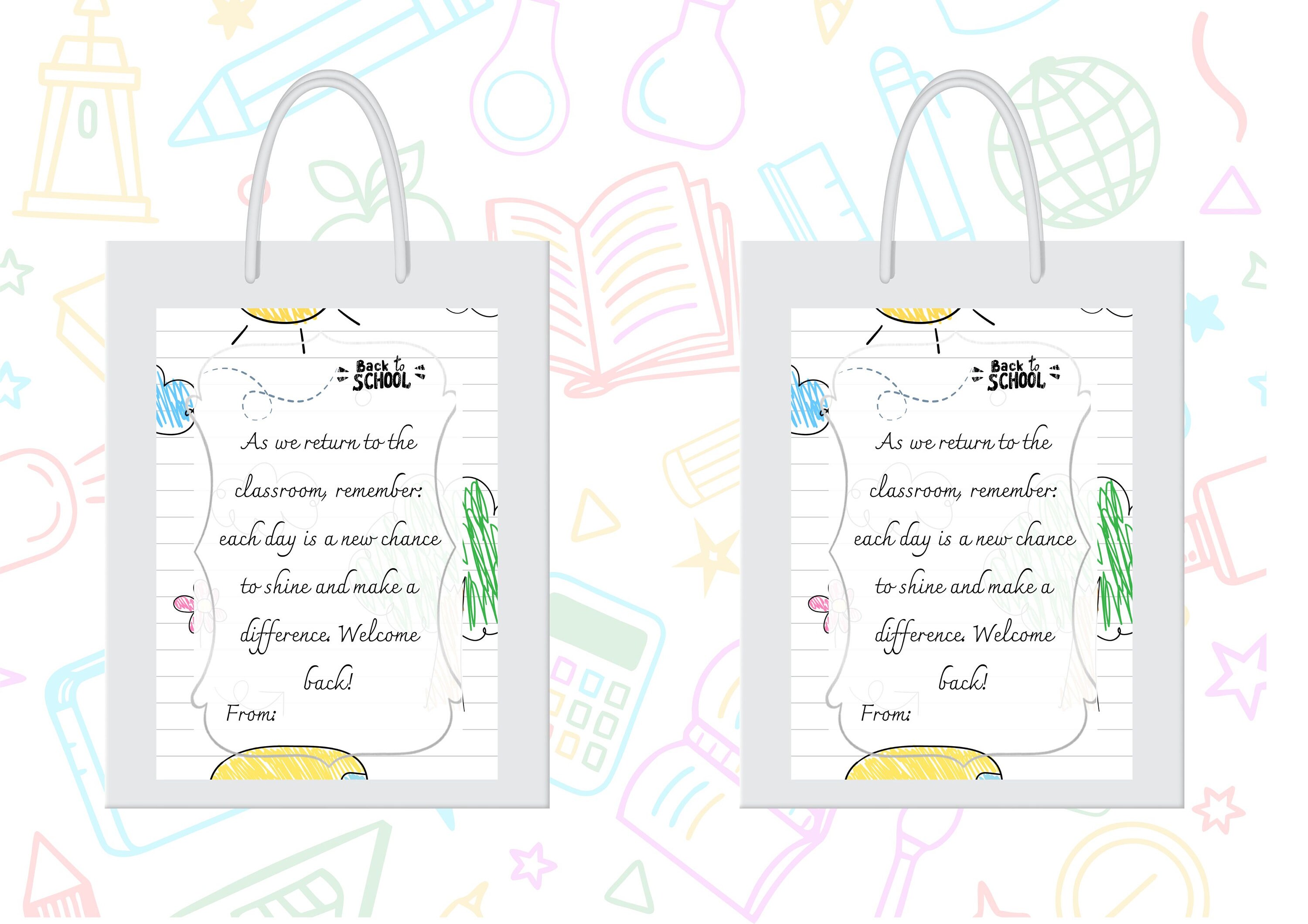 Printable Back to School Teacher Appreciation Gift Idea for Student ...