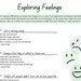 Exploring Feelings SEL Child Therapy/classroom Worksheet - Etsy