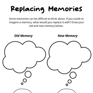 Painful Memories Therapy Worksheet - Etsy