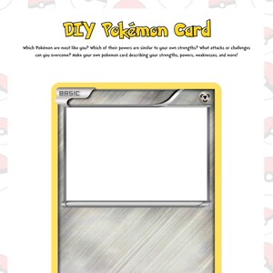 Pokémon Strengths and Weaknesses Worksheet - Etsy