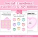 Valentine's Day SEL Worksheet Bundle- Kid's Social Emotional Worksheets ...