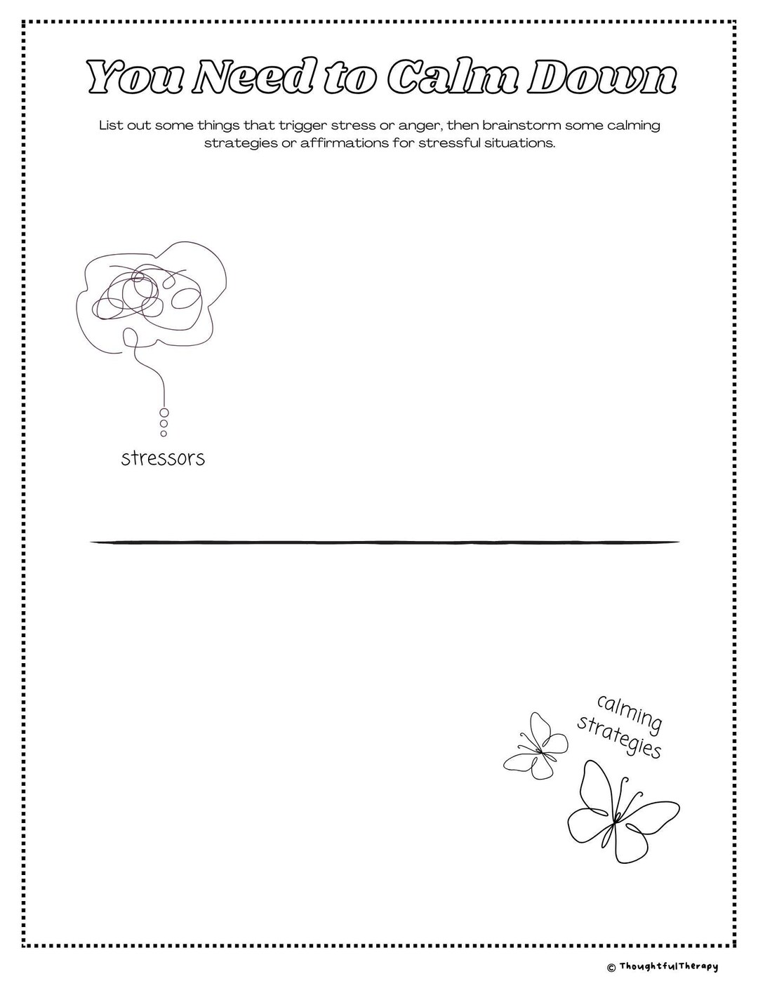 You Need to Calm Down Taylor Swift SEL Therapy Worksheet - Etsy