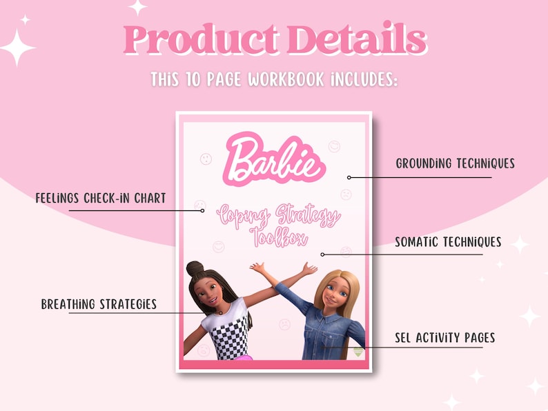 Barbie Coping Strategy Toolbox Workbook - Etsy
