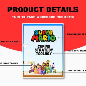 Super Mario SEL Therapy Coping Strategy Toolbox - Etsy