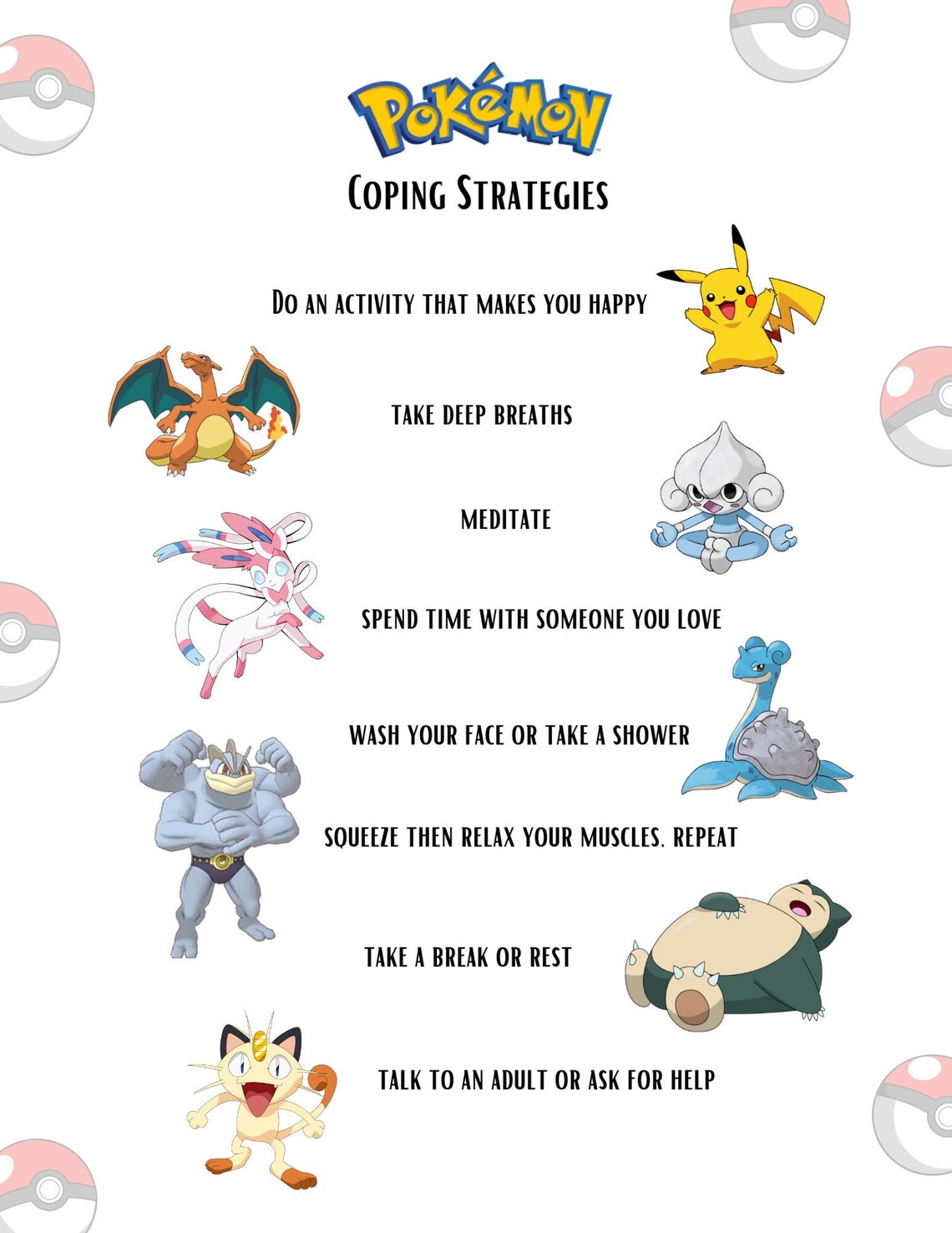 Pokèmon Coping Strategies - Etsy